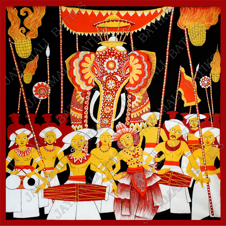Kandy Perahera (Procession) – Large – Front Look {Size – 36”x36 ...